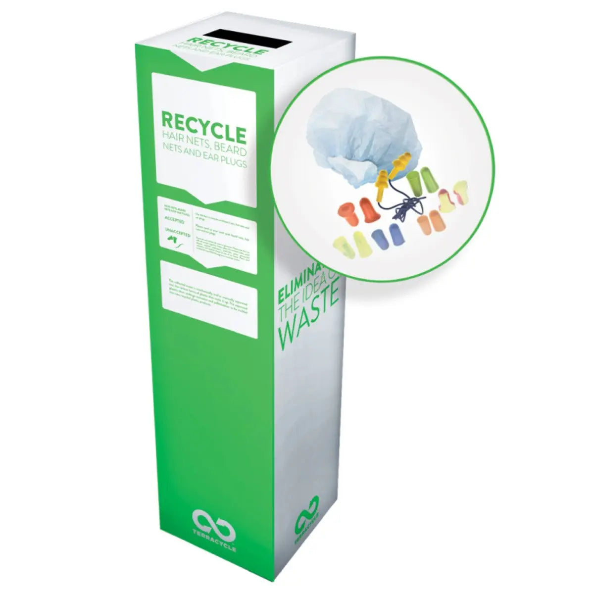 TerraCycle - Zero Waste Box for Hair Nets, Beard Nets and Ear Plugs ...